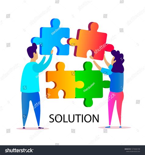 Concept Problem Solving Strategy Building Development Stock Vector Royalty Free