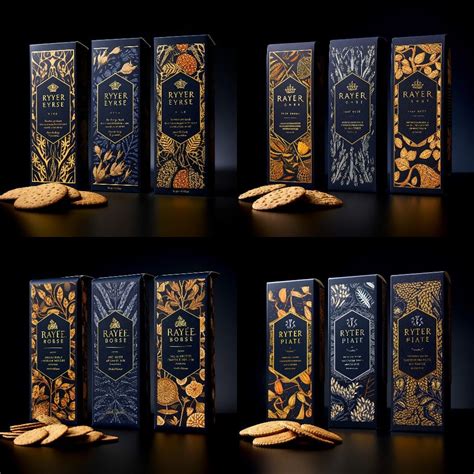 Elegant Cookie And Cracker Packaging Design