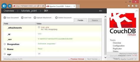 couchdb 创建文档 w3cschool