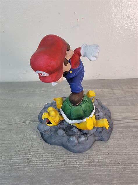 Mario Stomping Koopa Figure Etsy