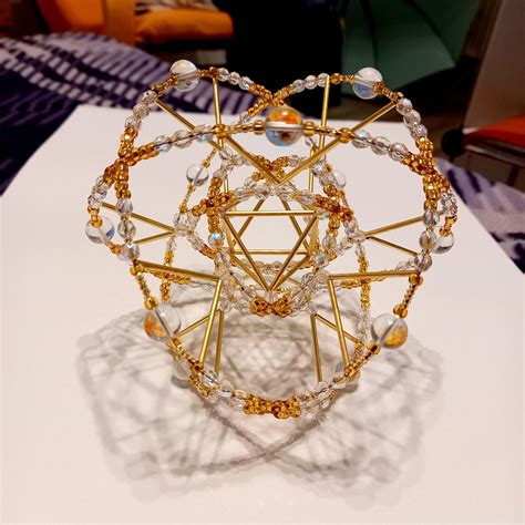 Sphere Made Of Beads With Octahedron Inside Might Seem Chaotic But Absolutely Symmetric R