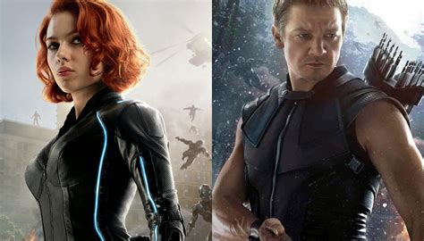 Avengers Age Of Ultron Hawkeye And Black Widow