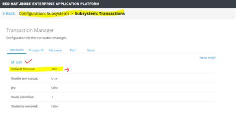 JBoss Transaction Timeout Setting Stack Overflow