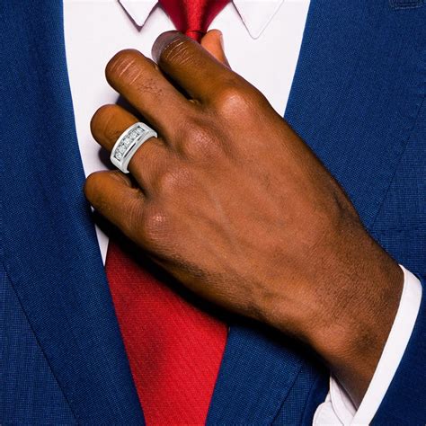 14k White Gold Mens Polished And Satin Diamond Ring Mounting Ing