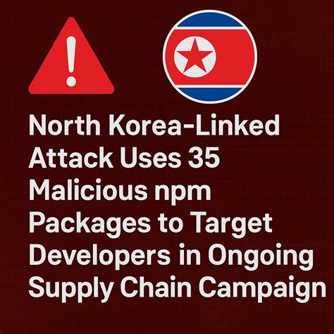 North Korea Linked Attack Uses 35 Malicious Npm Packages To Target