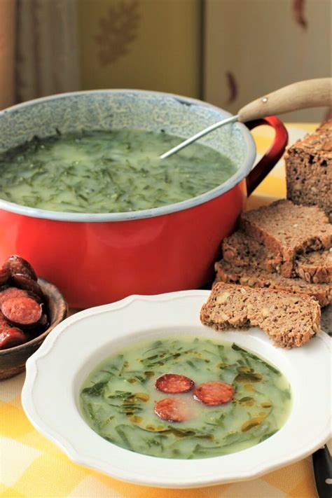 Caldo Verde Portuguese Green Soup Kitchen Frau