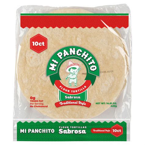 Mi Panchito Traditional Style Sabrosa 8 Flour Tortilla 1481 Oz