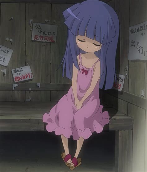 Furude Rika Higurashi No Naku Koro Ni Screencap Highres Tagme Sitting Sleeping Image