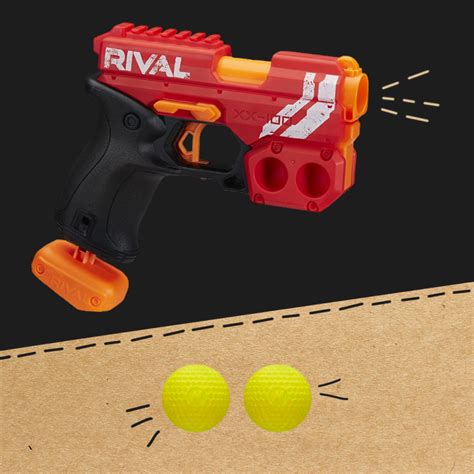 Бластер Нерф Ривал Нокаут КРАСНЫЙ ( Nerf Rival Knockuot )пистолет ...