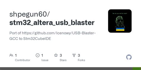 GitHub Shpegun60 Stm32 Altera Usb Blaster Port Of Https Github Com Icenowy USB Blaster GCC