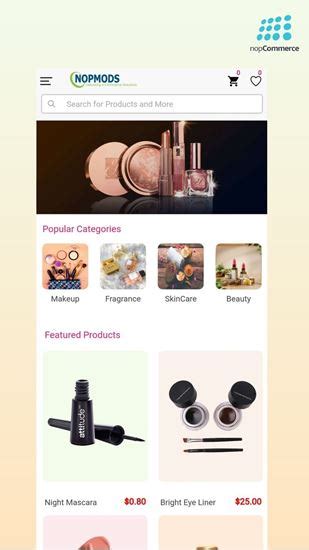 NopCommerce Mobile App IOS Android NOPMODS NopCommerce Mobile App Plugins Themes And