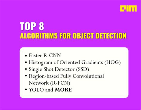 Top Algorithms For Object Detection Algorithm Detection Simple Words