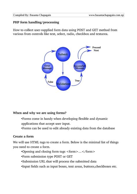 Form Processing Date And Time Function Php Form Handlingprocessing How To Collect User