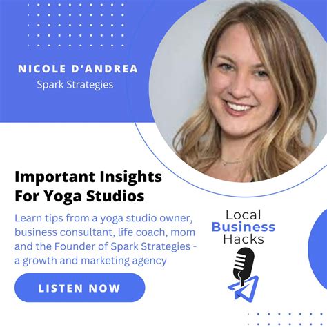 🎙️ Important Insights For Yoga Studio Owners With Nicole Dandrea Of Spark Strategies 👉