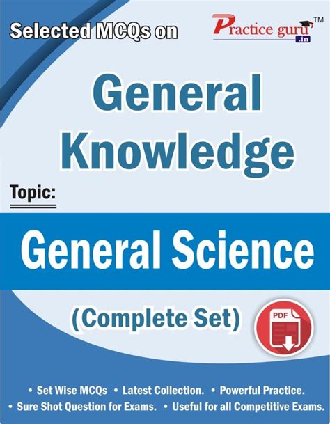 Buy Selected Mcqs On Gk General Science Complete Set Online ₹199