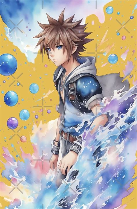 Sora Fan Art Arte Delle Anime Kingdom Hearts Final Fantasy