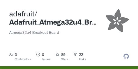 Github Adafruitadafruitatmega32u4breakoutboard Atmega32u4