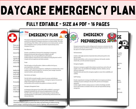 Emergency Plan Template