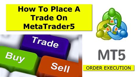 How To Buy And Sell Forex On MT5 How To Place A Trade How To Modify And Delete Positions On
