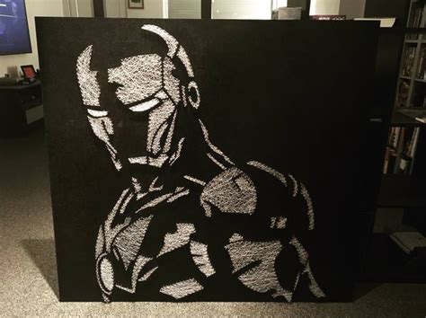 Iron Man String Art Nargonscreations Post String Art Diy String Art Patterns String Art