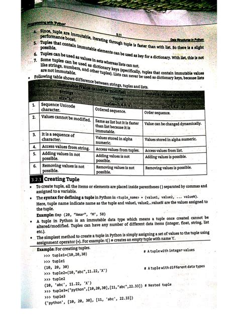 Tuple Data Structure Pdf
