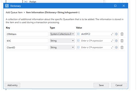 complex json with sub arrays to uipath queueitem specificcontent