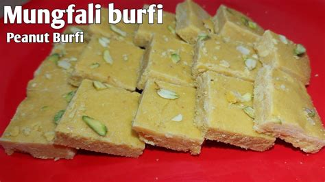 Diwali Special Sweet L Peanut Burfi Recipe L Mungfali Burfi Recipe L