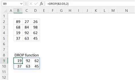How To Use The DROP Function
