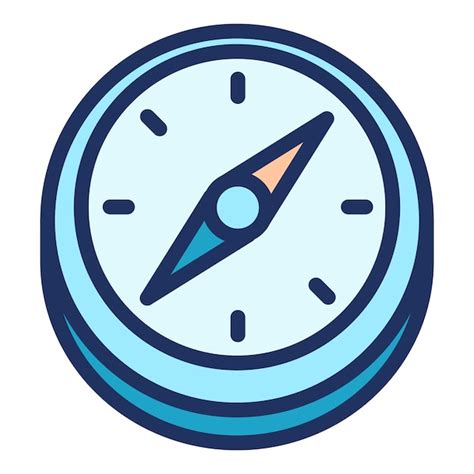 Premium Vector Ship Navigation Compass Icon Outline Ship Navigation
