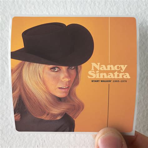 Nancy Sinatra Start Walkin 1965 1976 Album Cover Sticker