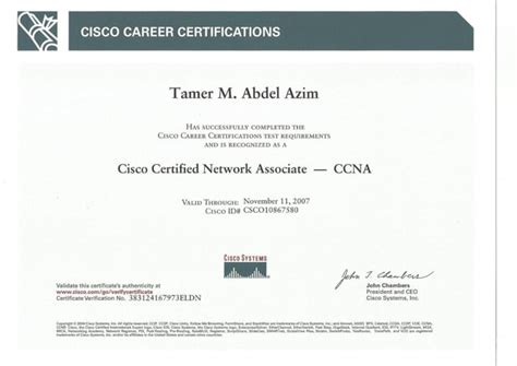 Ccna Certificate Ppt
