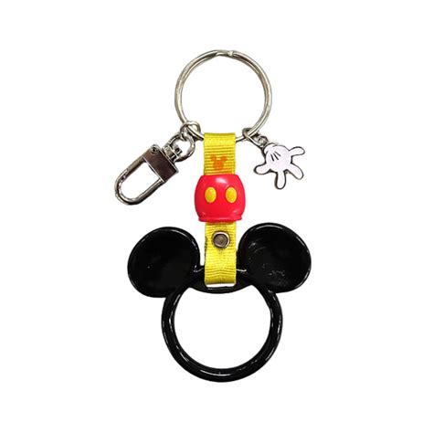 Hkdl Mickey Mouse Metro Handle Handrail Keychain【ready Stock