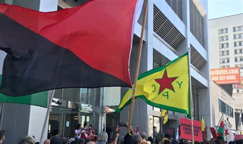 Los Angeles Ca Report Back From Defend Rojava Rally Its Going Down