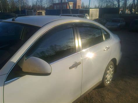 Дефлекторы "Кобра Тюнинг" — Nissan Almera V (G11/15), 1,6 л, 2013 года ...