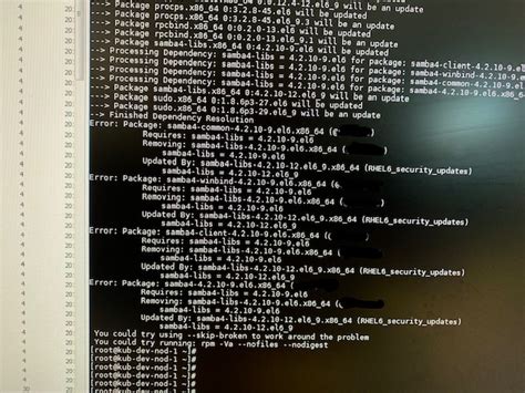 Error While Updating Samba4 Server Fault
