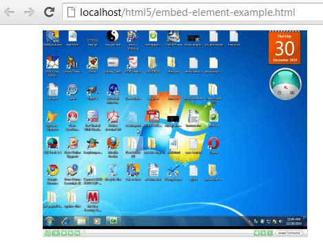 Embed Element HTML Tutorials W Resource