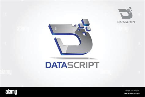 Data Script Vector Logo Template Vector Basic Of This Is Logo Is Letter Of D Or It S An Initial