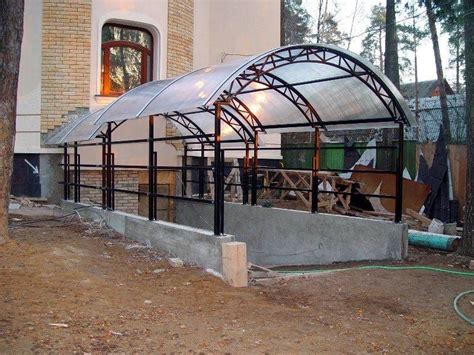 Навес для машины своими руками пошаговая инструкция Farm Shed Garage Design Finished