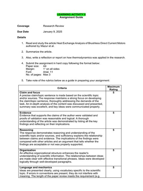 Assignment Guide 6 Pdf Citation Cognitive Science