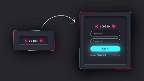 Modern Animated Login Page Using Html And Css Youtube