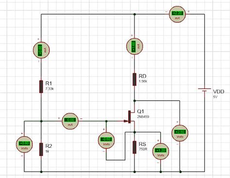 Jfet Biasing Worked Out Example Calculation Ee Diary