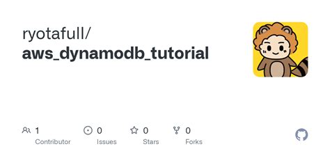 Github Ryotafullawsdynamodbtutorial