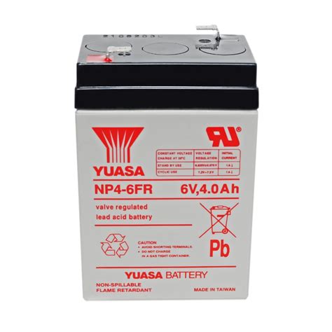 Jual Baterai YUASA 6 Volt 4 Ah Original Aki Kering Accu 6volt 6v 4Ah ...
