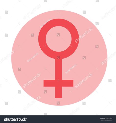 Sex Symbol Gender Woman Flat Symbol Stock Vector Royalty Free Shutterstock