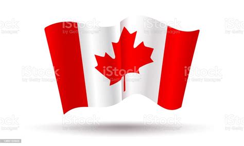 벡터 캐나다 플래그를 3d 스타일로 표시합니다 캐나다의 빈티지 플래그 건강관리와 의술에 대한 스톡 벡터 아트 및 기타 이미지 건강관리와 의술 고립 색상 공휴일
