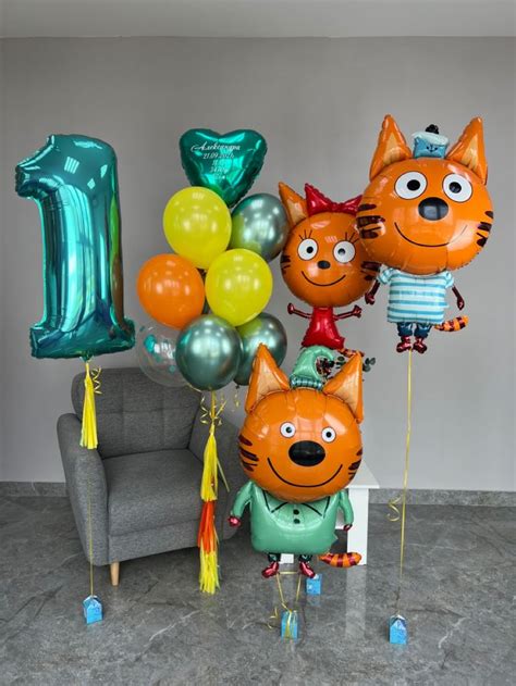 Три кота in 2024 | Mylar balloons, Balloons, Instagram logo