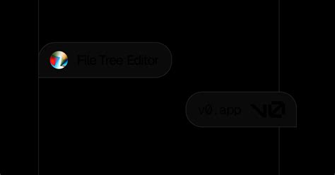 File Tree Editor V0 By Vercel