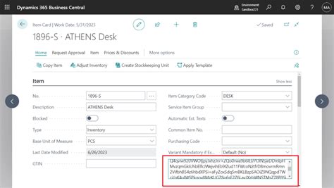 Dynamics 365 Business Central How To Save Large Textstring In The