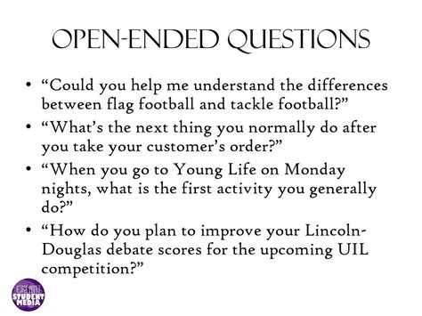 Open Ended Interview Open Ended Questions Uxcel