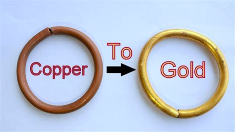 How To Make Gold At Home Gold From Copper Youtube